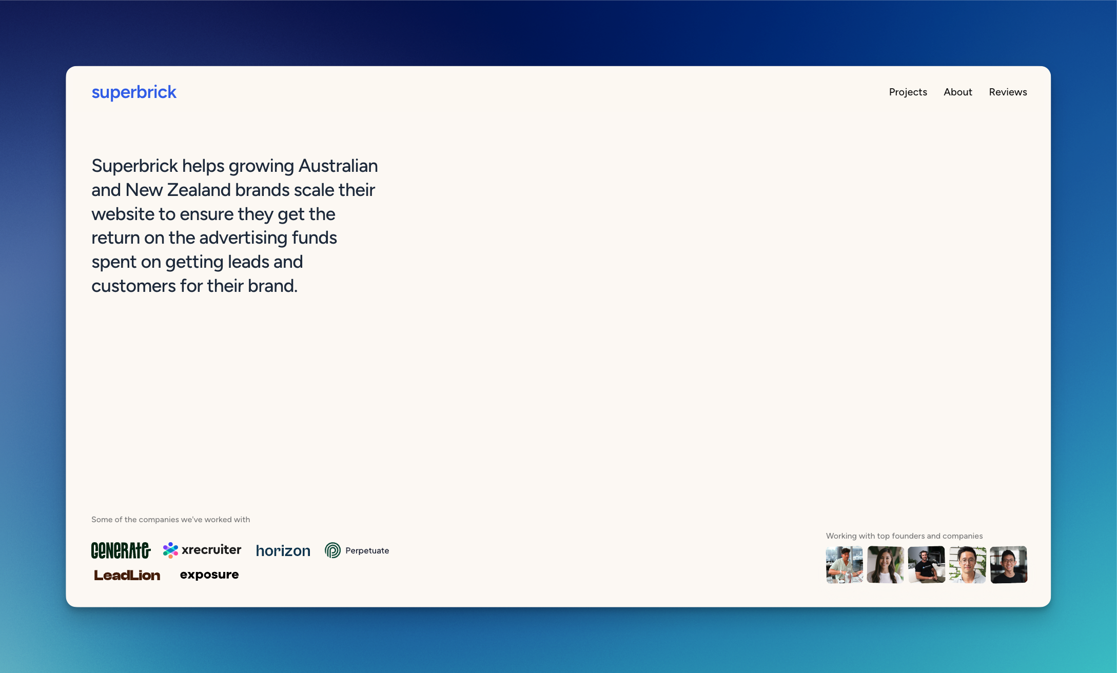 Superbrick | Australian Webflow Studio